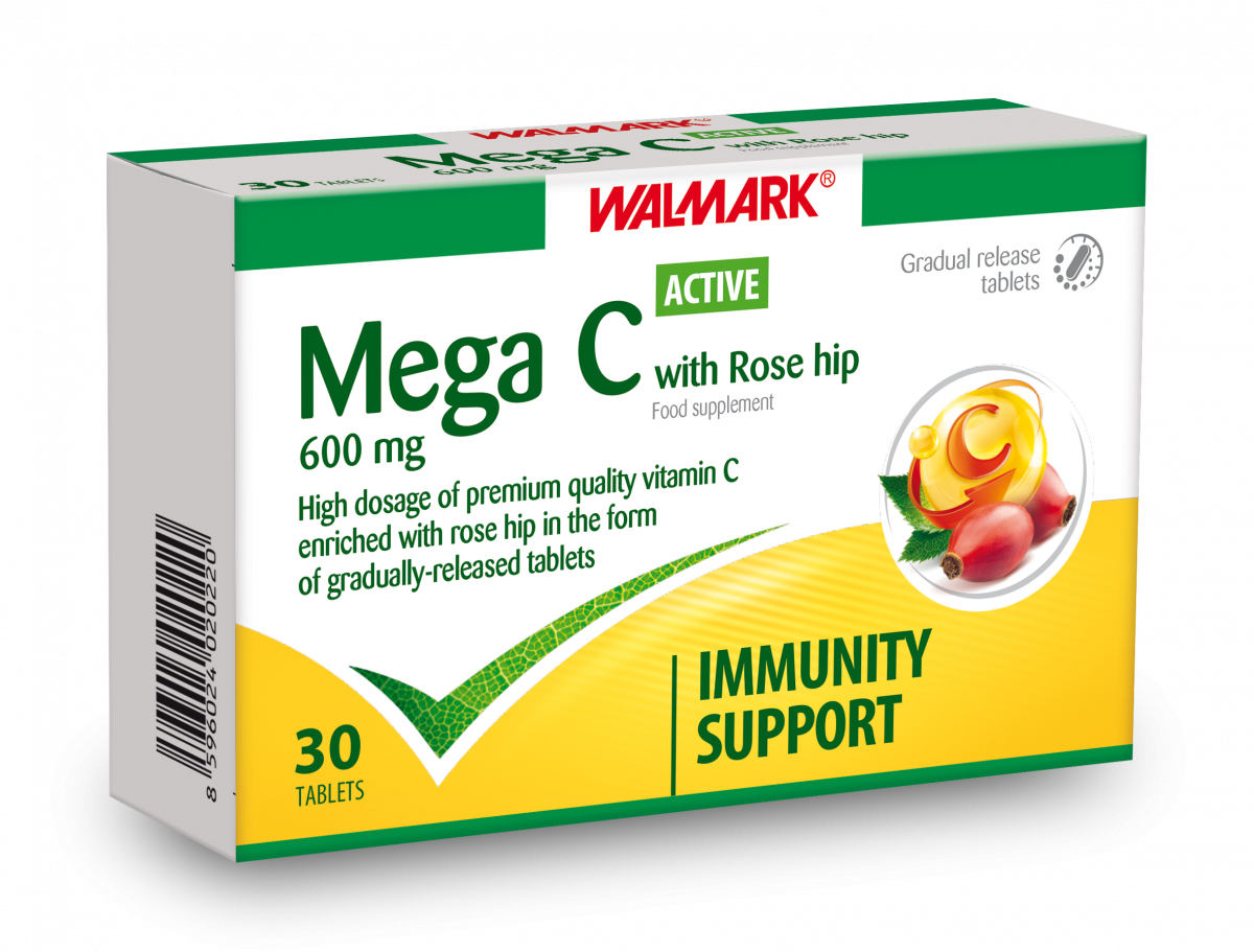 Mega C vit. ACTIVE with Rose Hip - ArtPharma